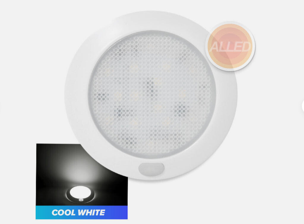 Switch 12v LED Caravan Ceiling Lights Interior Dome Lamp RV Marine Boa ...